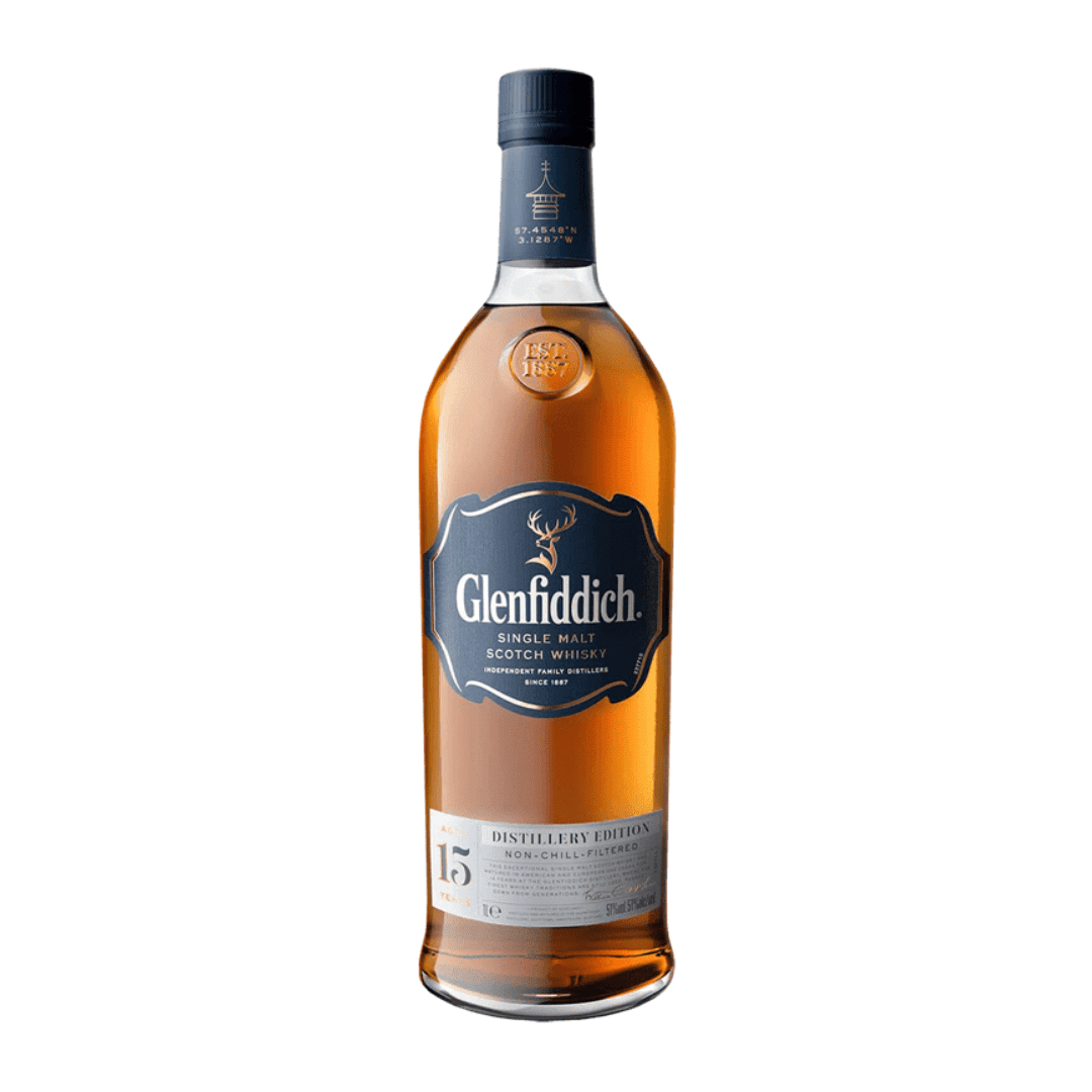 Glenfiddich 15 Year Old Single Malt Scotch Whisky - รสชาติหอมหวานจาก ...